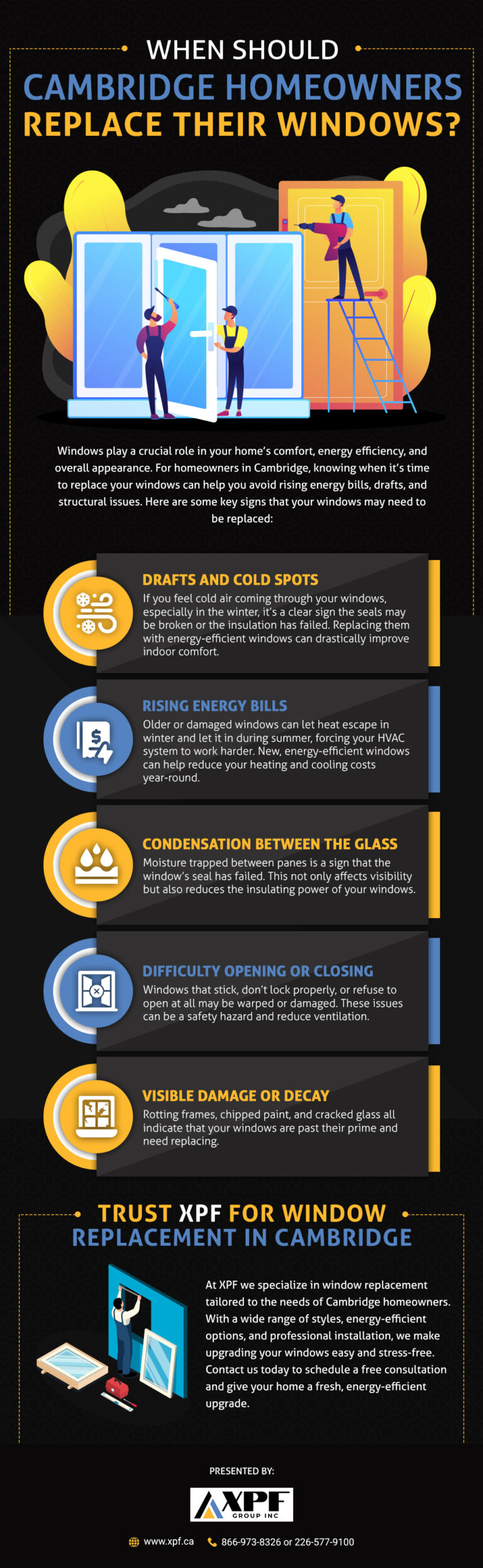 When Should Cambridge Homeowners Replace Their Windows? - XPF Group Inc.